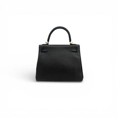 Hermes Kelly 25 Togo Black STAMP B – Milan Luxe